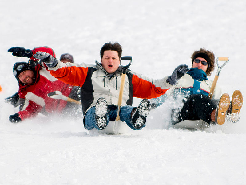 Snow Shovel Riding Championship - Where & When